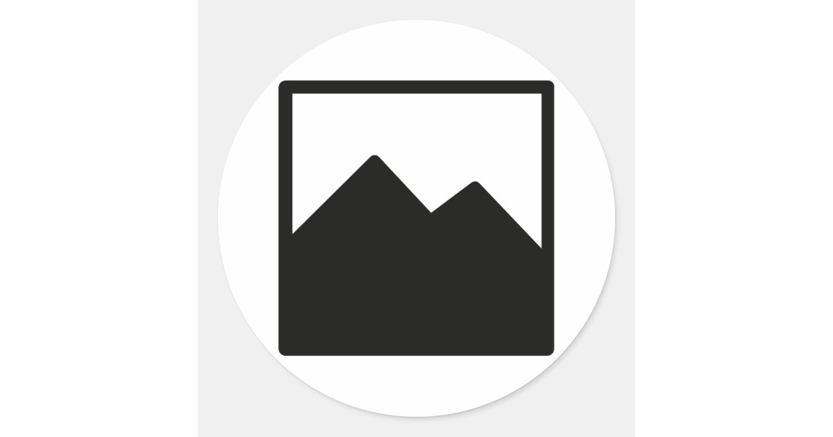 Classic Round Sticker Template | Zazzle