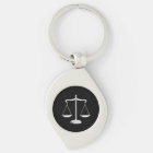 Scales of Justice | Law | Lawyer | DIY Color Keychain | Zazzle.com