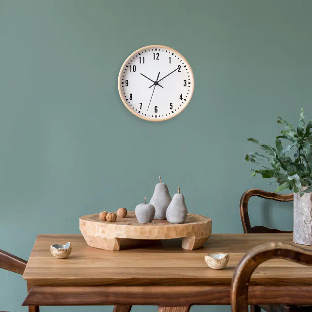 Classic School Wall Clock | Zazzle