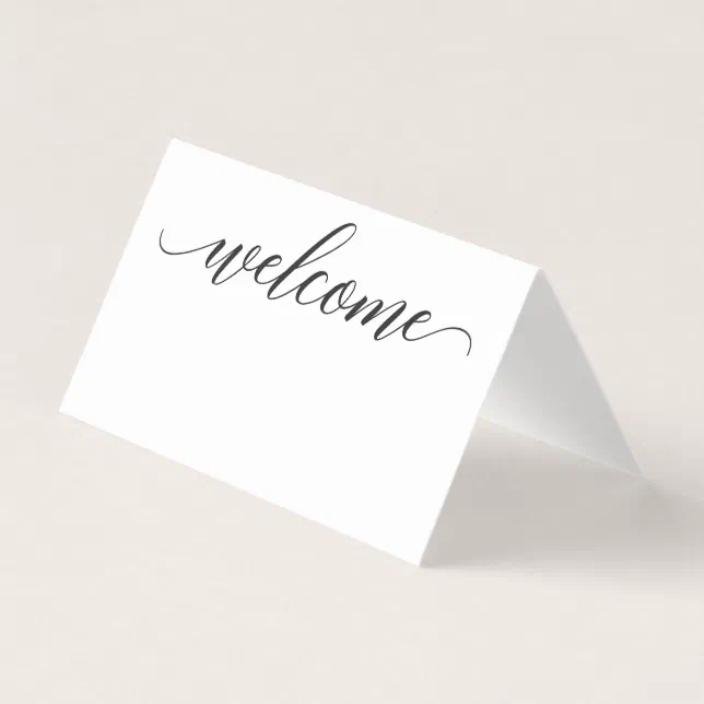Classic Script Place Cards - Escort Cards | Zazzle