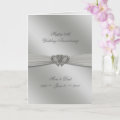 Classic Silver 25th Wedding Anniversary Card | Zazzle