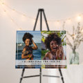 Classic Simple 2 Photo Memorial Funeral Tribute Foam Board | Zazzle