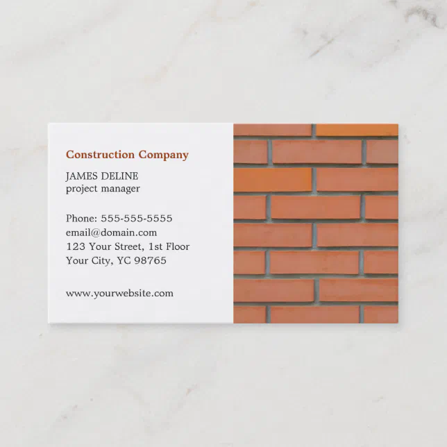 Classic Simple Building Industry Business Card | Zazzle