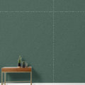 Classic simple herringbone tweed effect dark green wallpaper | Zazzle