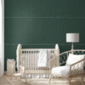Classic simple herringbone tweed effect dark green wallpaper | Zazzle