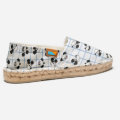 Classic Smiling Mickey Mouse Grid Pattern Espadrilles | Zazzle