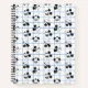 Classic Smiling Mickey Mouse Grid Pattern Notebook | Zazzle