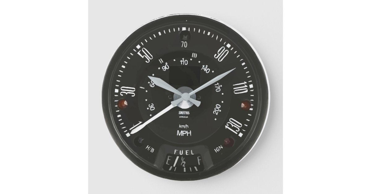 Classic Smiths Speedo Clock | Zazzle