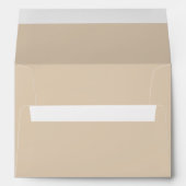 Classic Solid Matching Wedding Blank Beige Envelope | Zazzle