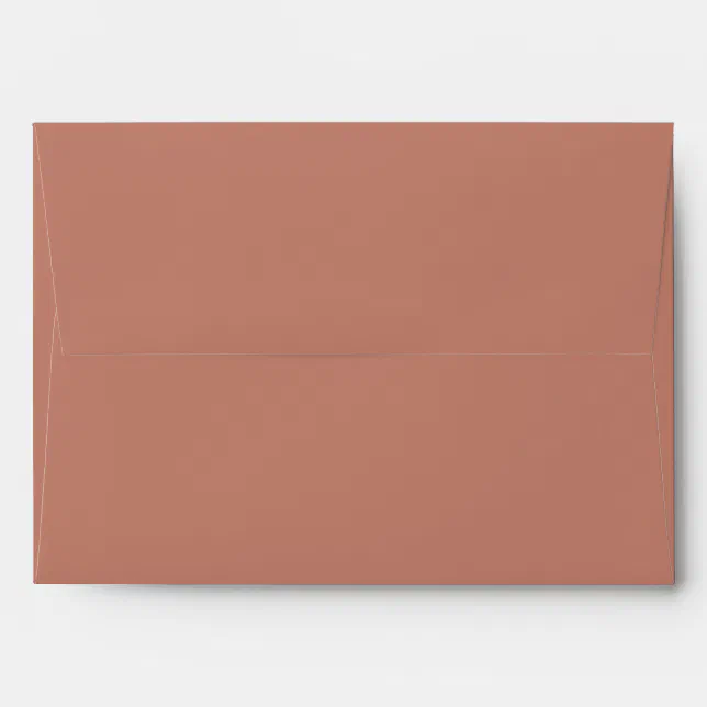 Classic Solid Matching Wedding Blank Clay Envelope | Zazzle