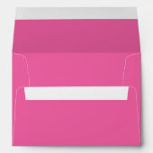 Classic Solid Matching Wedding Blank Hot Pink Envelope | Zazzle