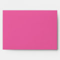 Classic Solid Matching Wedding Blank Hot Pink Envelope | Zazzle