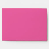 Classic Solid Matching Wedding Blank Hot Pink Envelope | Zazzle