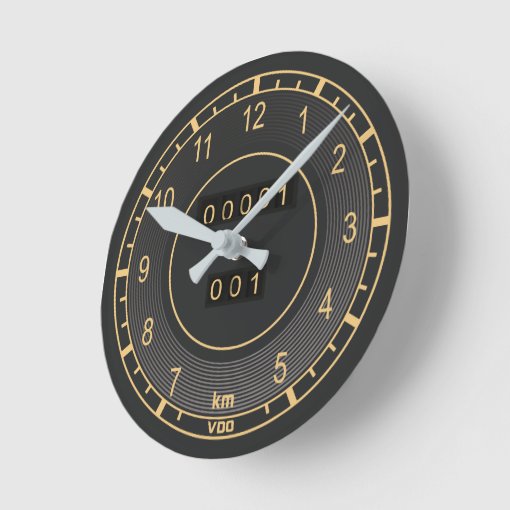 Classic Speedometer Clock | Zazzle