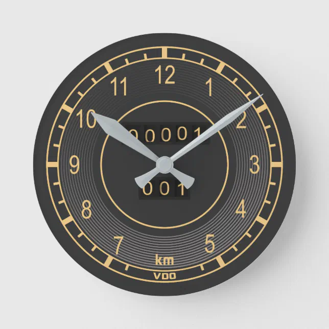 Classic Speedometer Clock | Zazzle