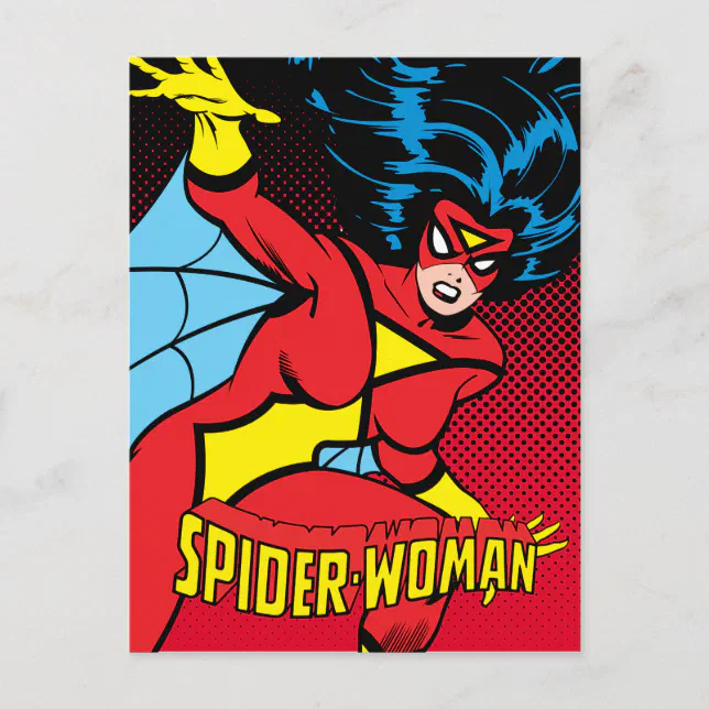 Classic Spider-Woman Postcard | Zazzle