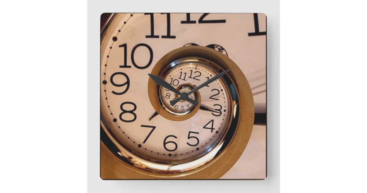 Classic Spiral Wall Clock | Zazzle