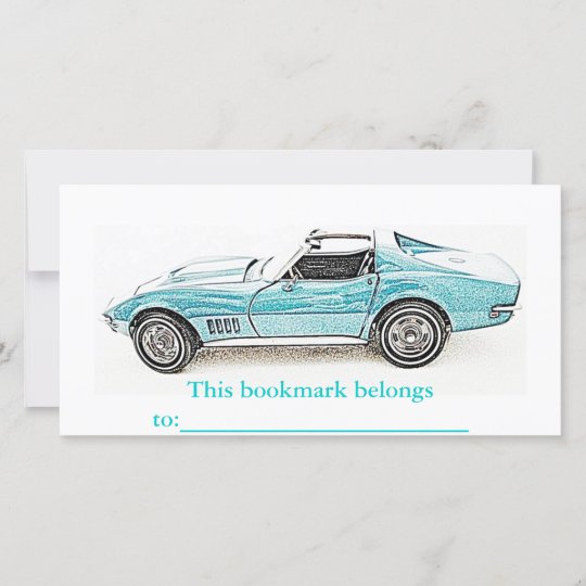 Classic Sports Car Bookmark | Zazzle.com