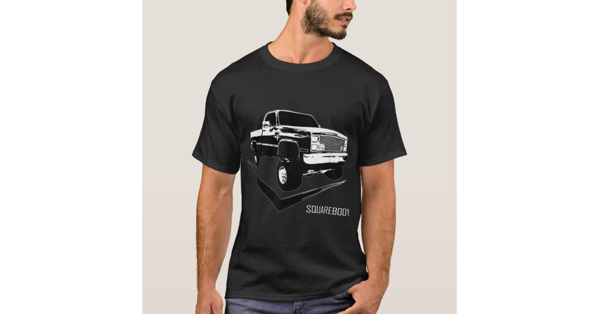 Classic Square Body Truck Squarebody T-Shirt | Zazzle