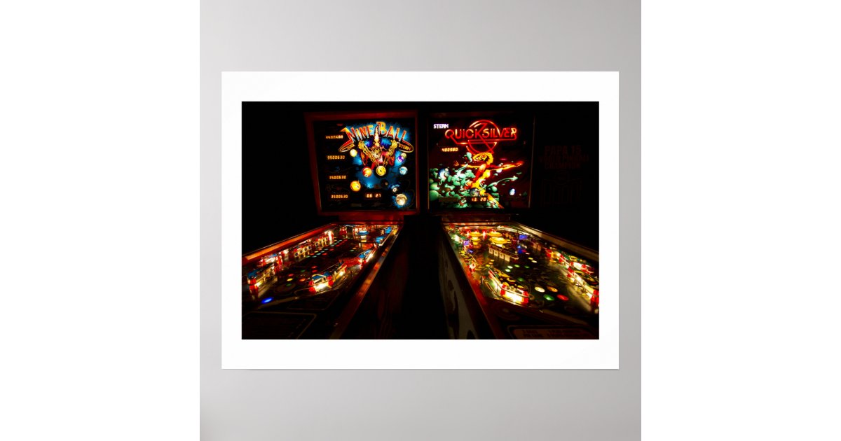 Classic Stern Pinball Poster | Zazzle