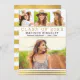Classic Stripes Graduation Announcement Invitation | Zazzle