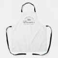 Classic Style Home Bakery Logo Apron | Zazzle