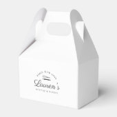 Classic Style Home Bakery Logo Pastry Boxes | Zazzle