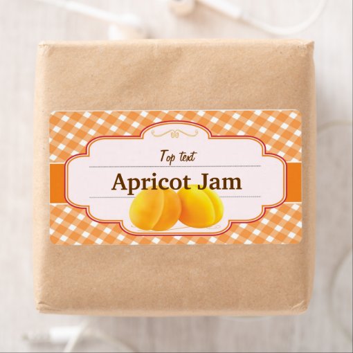 Classic Style Jam Jelly Traditional Apricot Jam Label | Zazzle