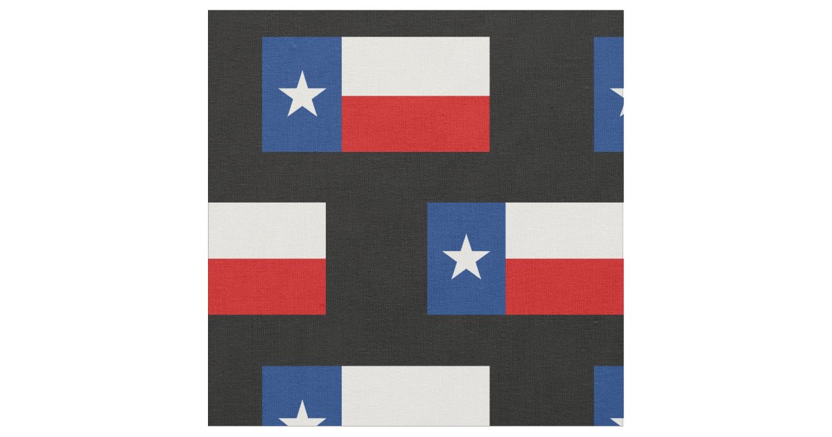 Classic Texas State Flag Fabric | Zazzle