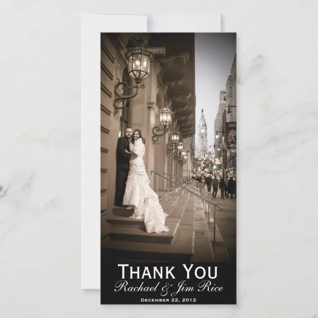 Classic Thank You Card | Zazzle