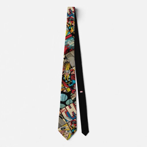 Classic Thor Comic Book Pattern Neck Tie | Zazzle
