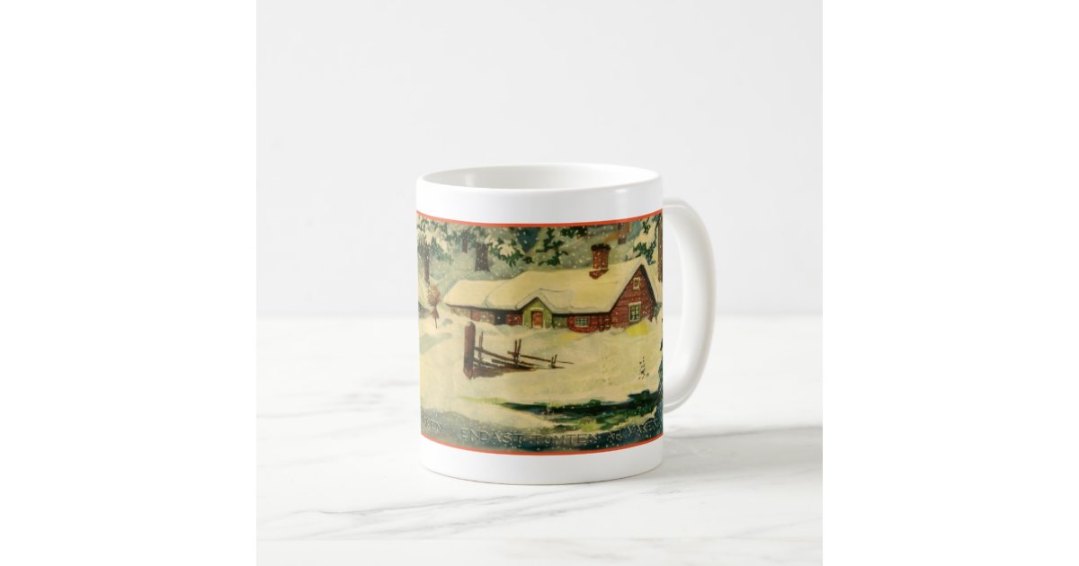 Classic Tomten scene Coffee Mug | Zazzle