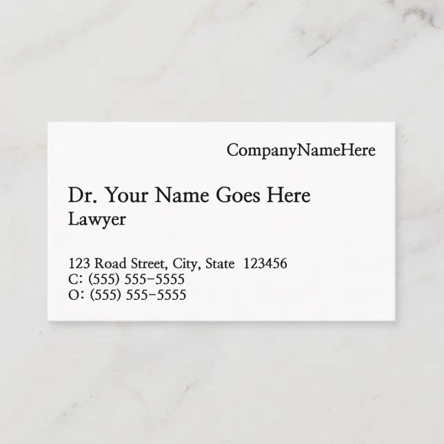 Classic, Traditional Business Card | Zazzle