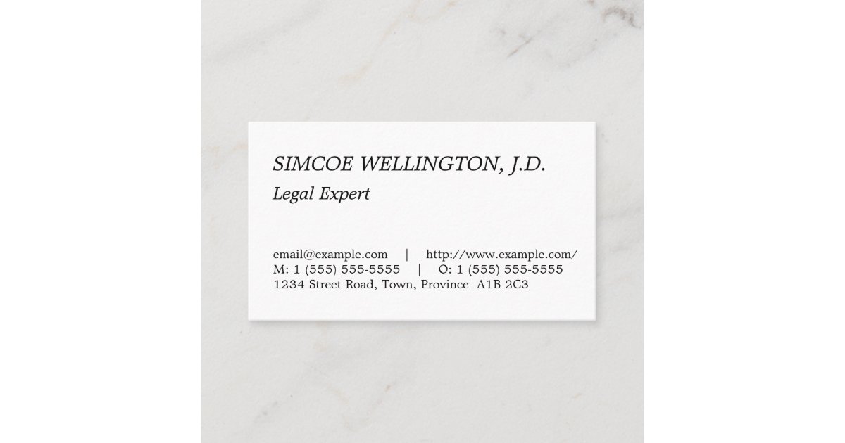 Classic & Traditional Professional Business Card | Zazzle