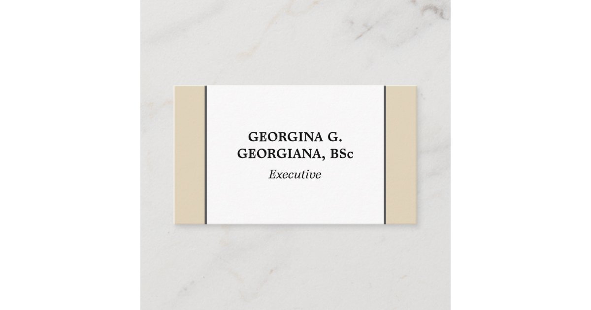 Classic & Traditional Professional Business Card | Zazzle