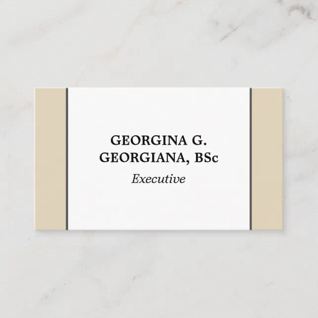 Classic & Traditional Professional Business Card | Zazzle