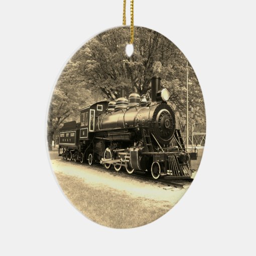 Classic Train Ceramic Ornament | Zazzle