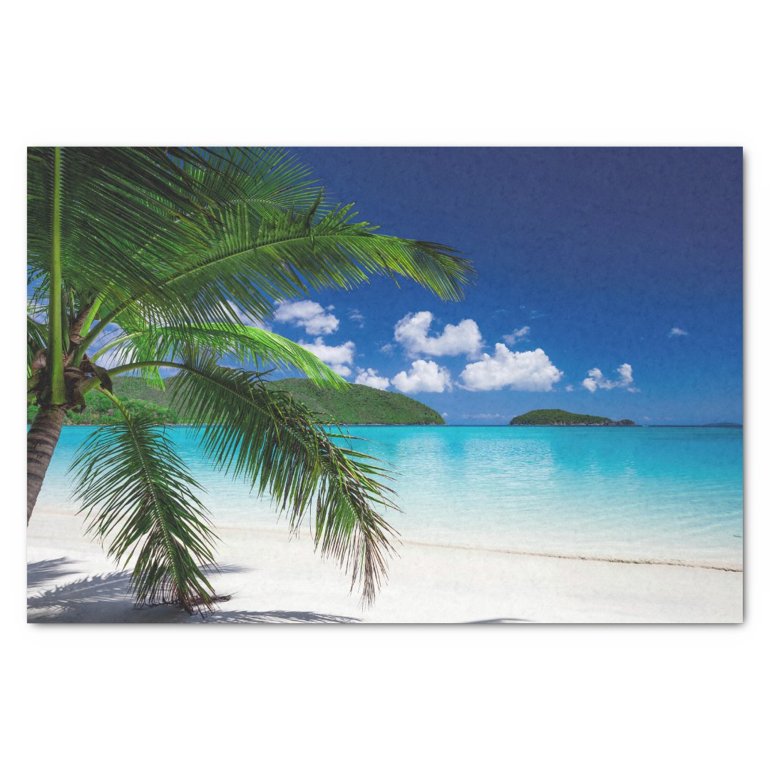 Classic Tropical Island Beach Paradise Tissue Paper | Zazzle