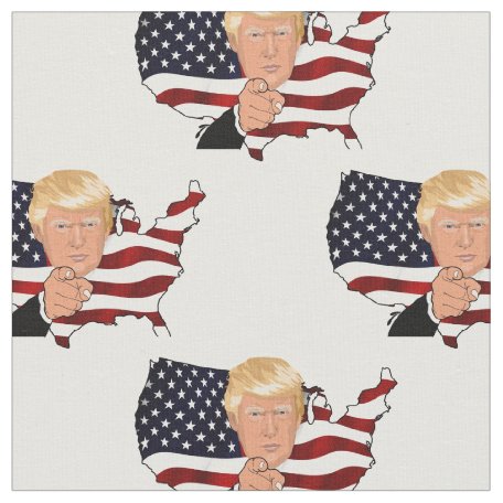 Classic Trump 2020 Fabric | Zazzle.com