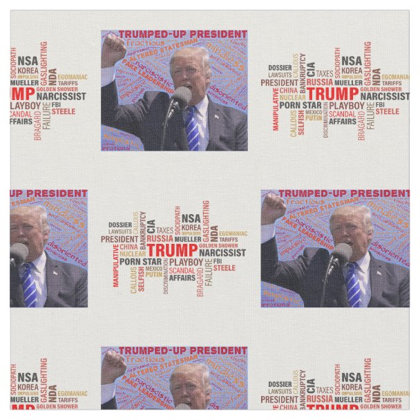 Classic Trump 2020 Fabric | Zazzle