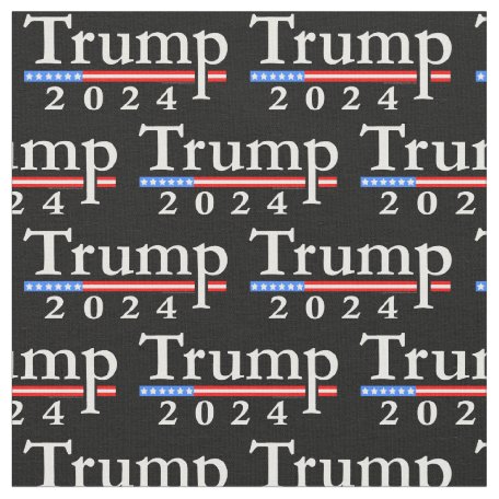 TRUMP 2020 PENCE 2024 FABRIC | Zazzle
