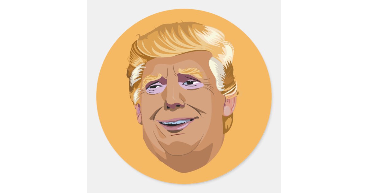 Classic Trump Classic Round Sticker | Zazzle