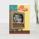 Classic TV Set Retro Birthday Card | Zazzle