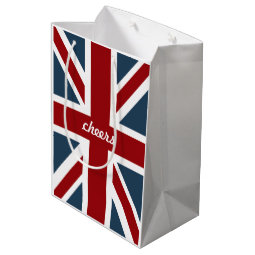 Classic Union Jack Flag Medium Gift Bag | Zazzle