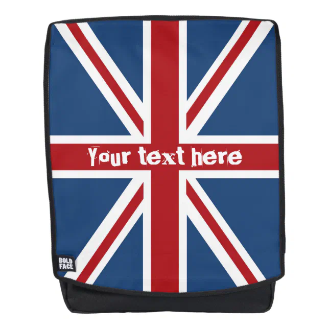 Classic Union Jack UK Flag Backpack | Zazzle