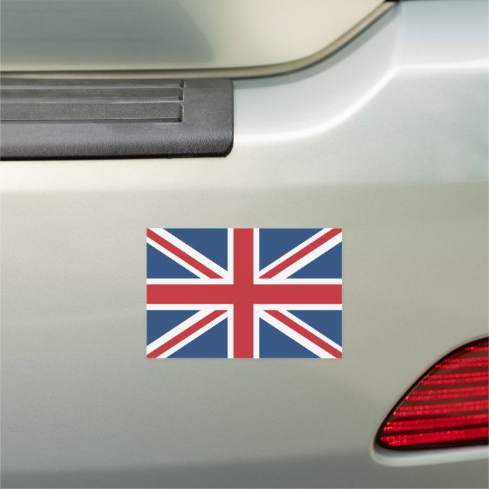 Classic Union Jack UK Flag Car Magnet | Zazzle.com