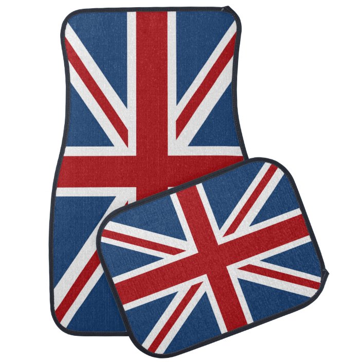 Classic Union Jack UK Flag Car Mat | Zazzle.com