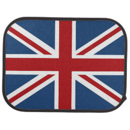 Classic Union Jack UK Flag Car Mat | Zazzle