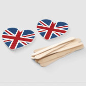 Classic Union Jack UK Flag Hand Fan | Zazzle