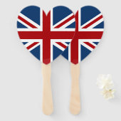 Classic Union Jack UK Flag Hand Fan | Zazzle